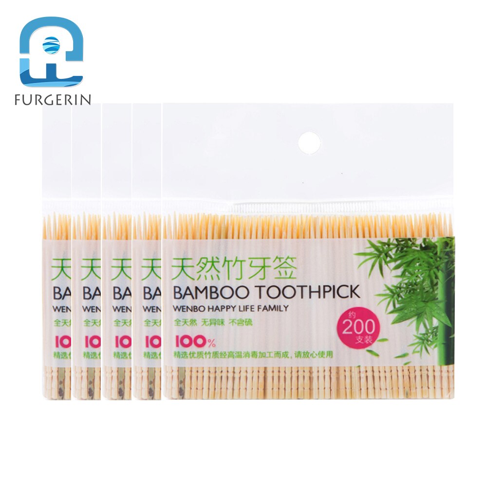 FURGERIN 1000 pieces Bamboo Toothpick tooth pick b... – Vicedeal
