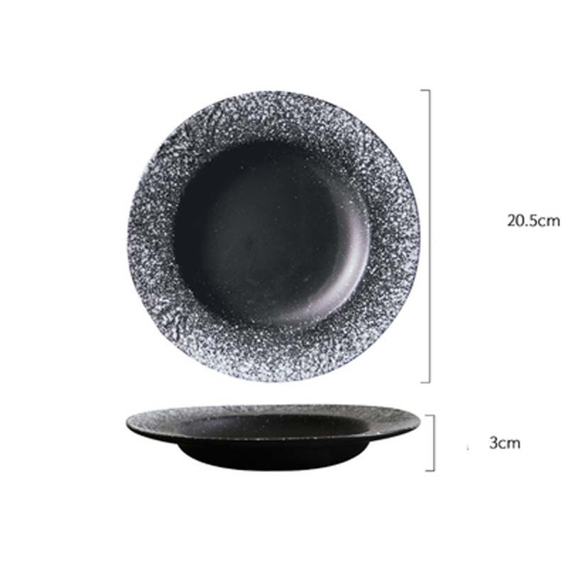FANCITY Deep Soup Plate, Ceramic Plate with Wide E... – Grandado