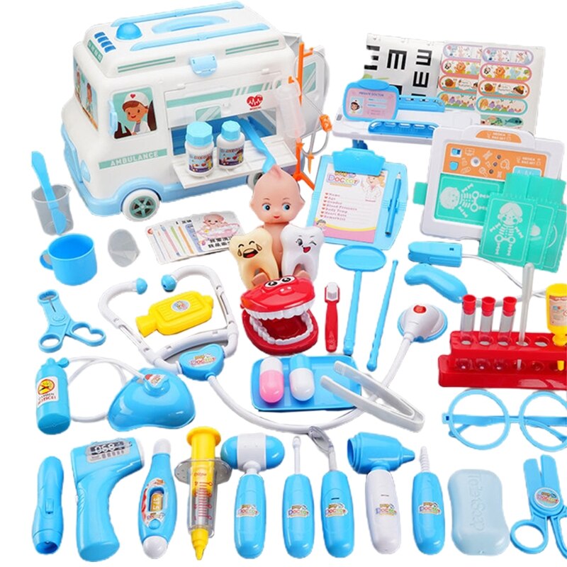 Electric Ambulance Box 52/65 Pcs/Set Girls Role Pl... – Vicedeal