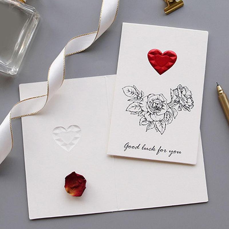 Romantic Swan Hearts Party Cards Birthday Greeting... – Vicedeal