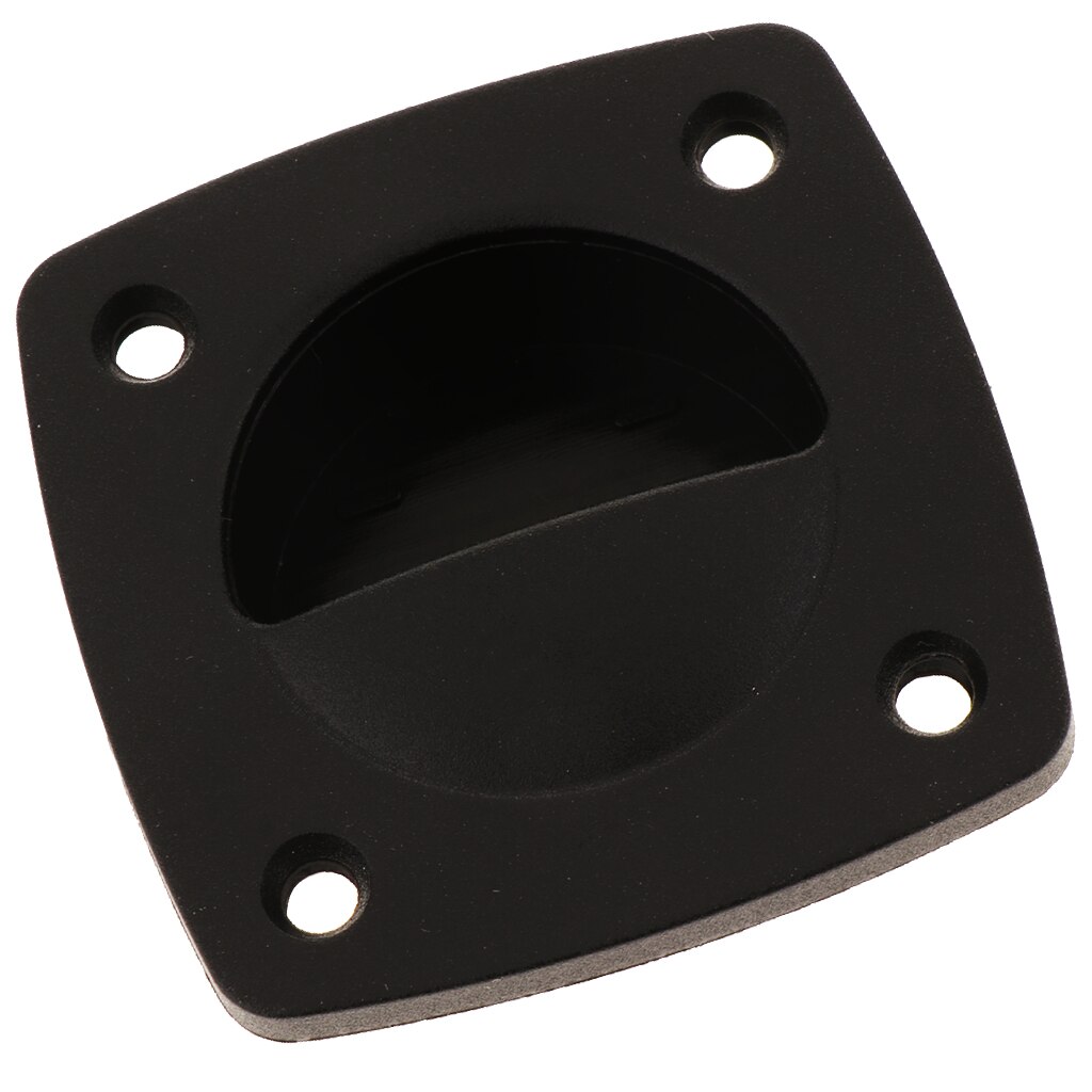 Black Plastic Trap Door Flush Ring Pull Handle For... – Vicedeal