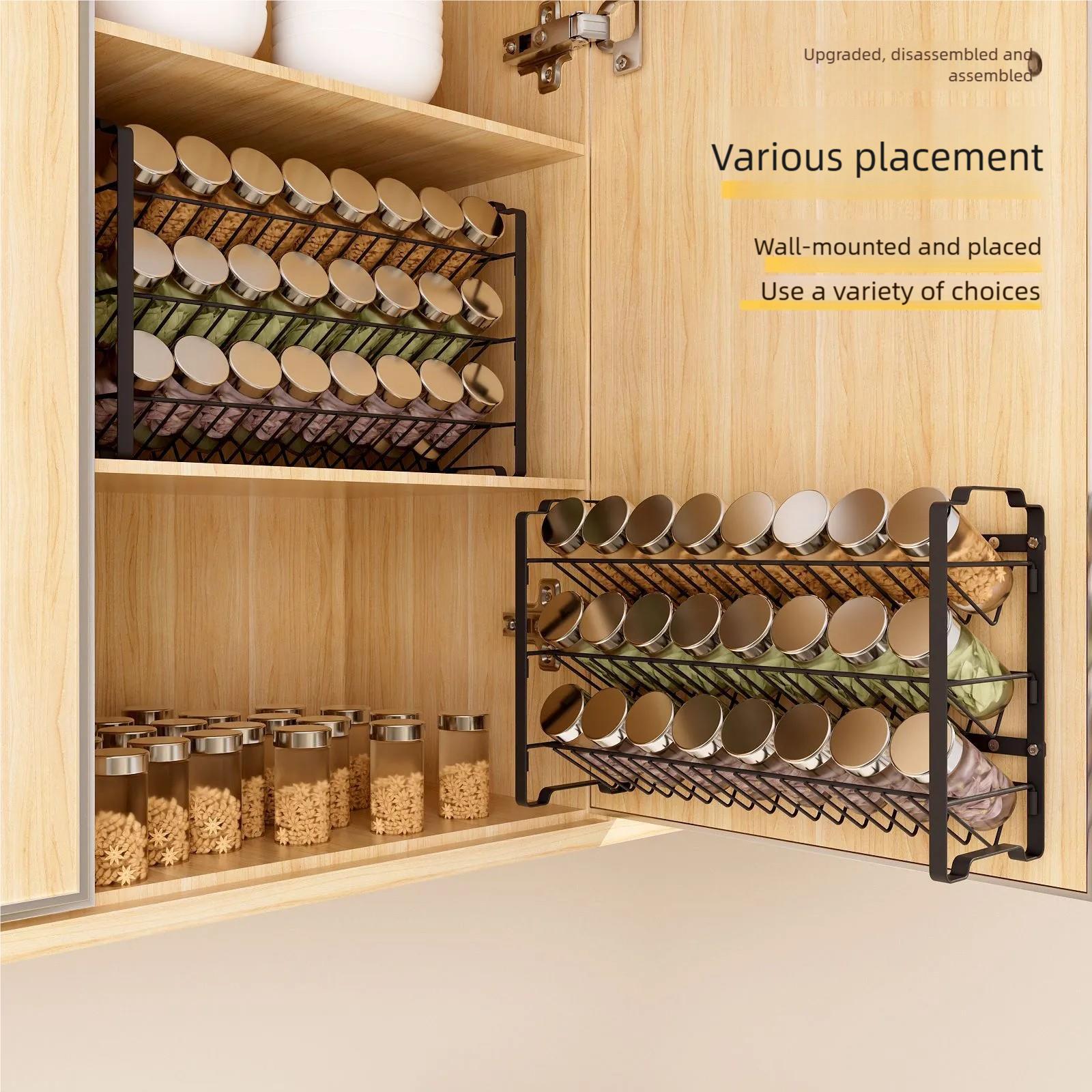 Three Tier Spice Rack Multifunctional Household Ki... – Grandado