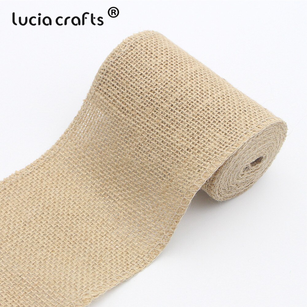 Lucia crafts 2y/lot 4/5/8/10cm Jute Burlap Ribbons... – Grandado