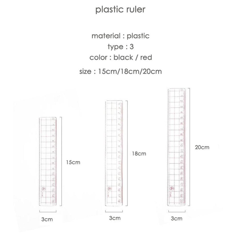 15cm/18cm/20cm forskjellige lengder gjennomsiktig ... – Grandado