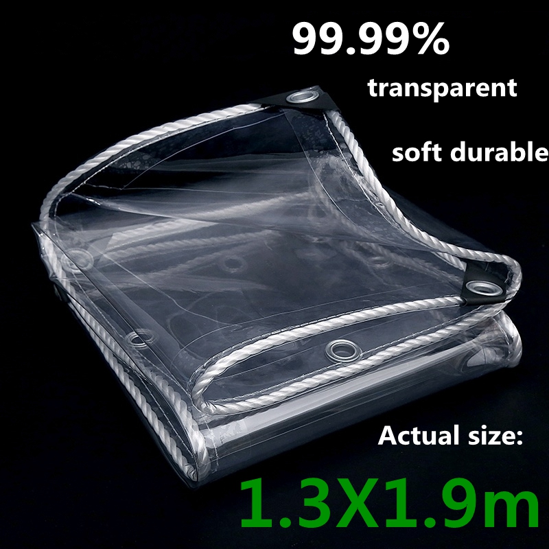 0.55mm Thick Transparent Tarpaulin PVC Rainproof C... – Grandado
