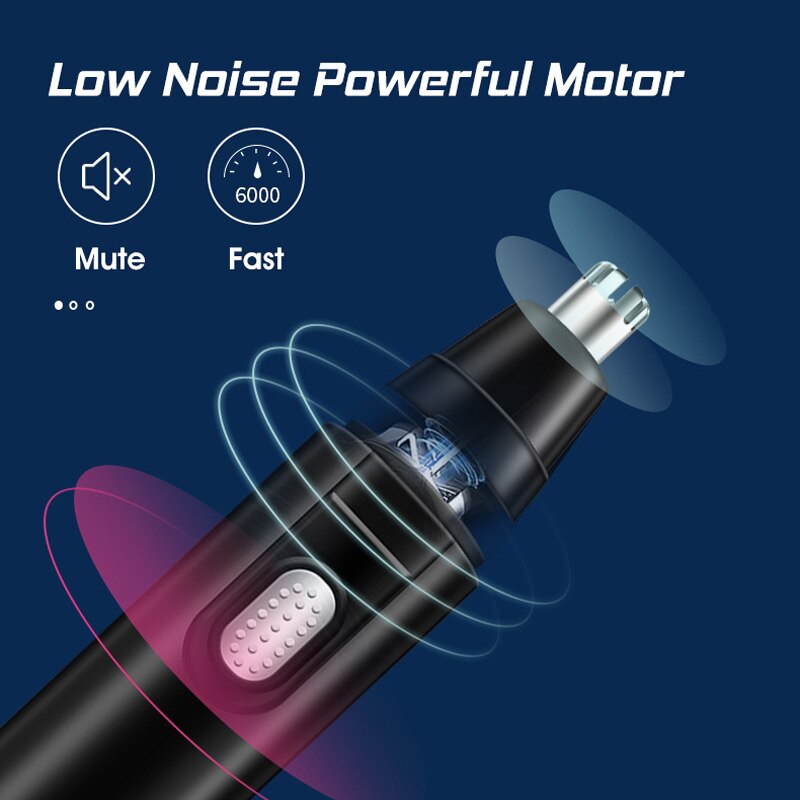 Nose Hair Trimmer Electric Removal Clipper Recharg... – Grandado