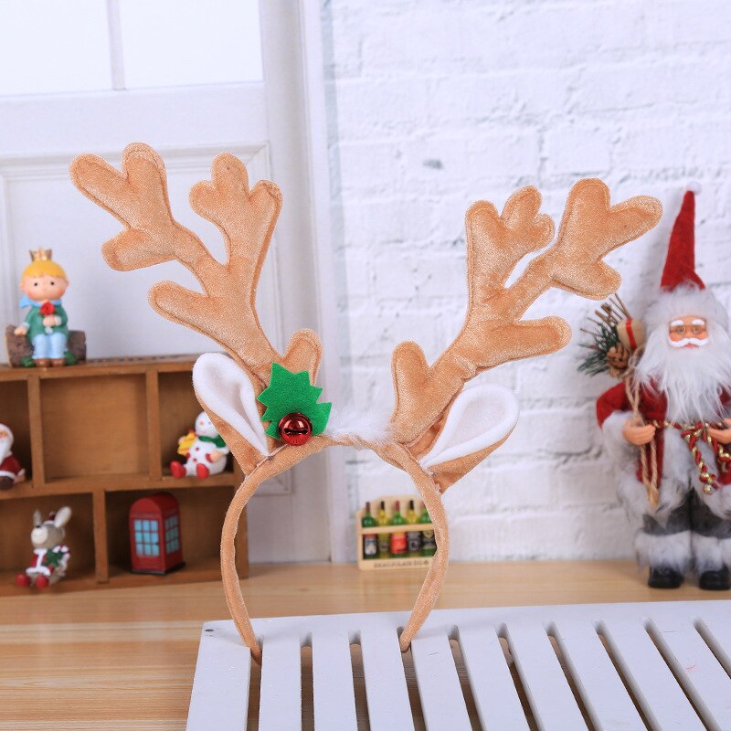 Reindeer Headband Horns Cosplay Antlers Christmas ... – Grandado