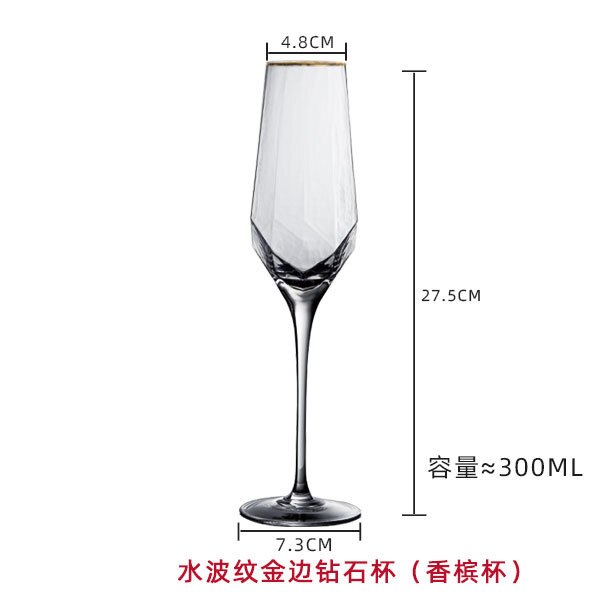 Copa de cristal con forma de diamante para copa de... – Vicedeal