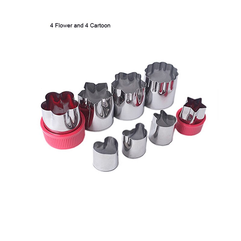 8 pçs/set Estrela Flor Forma Vegetal Triturador de... – Grandado