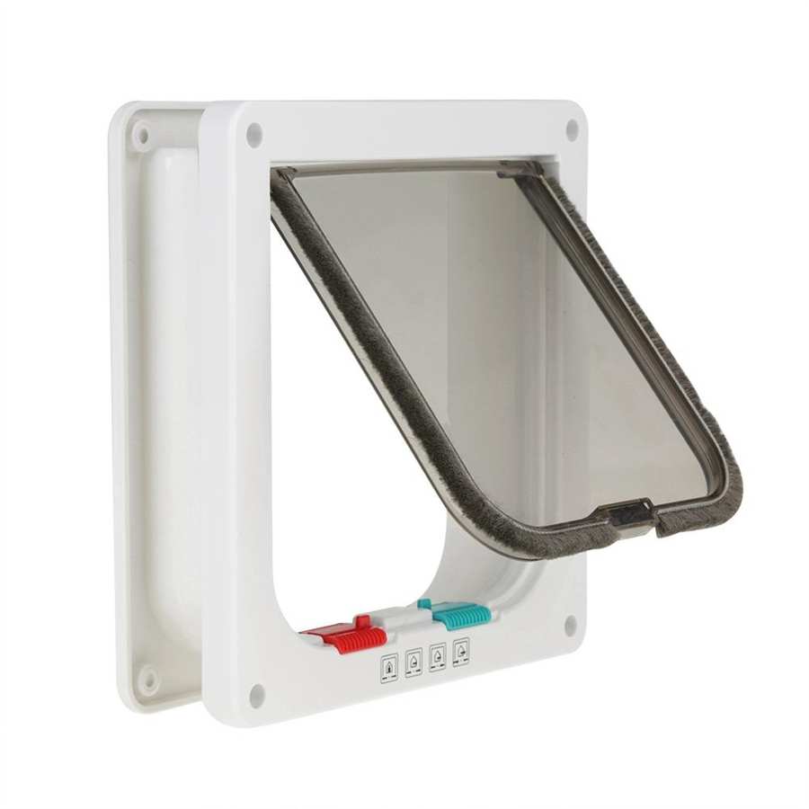 Dog Cat Kitten Door Double‑Flap Pet Security Flap ... – Vicedeal