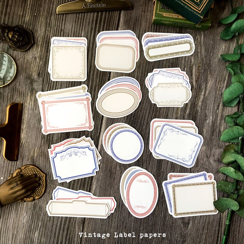 Vintage Blank Label Papers Reizen Bullet Journal A... – Vicedeal