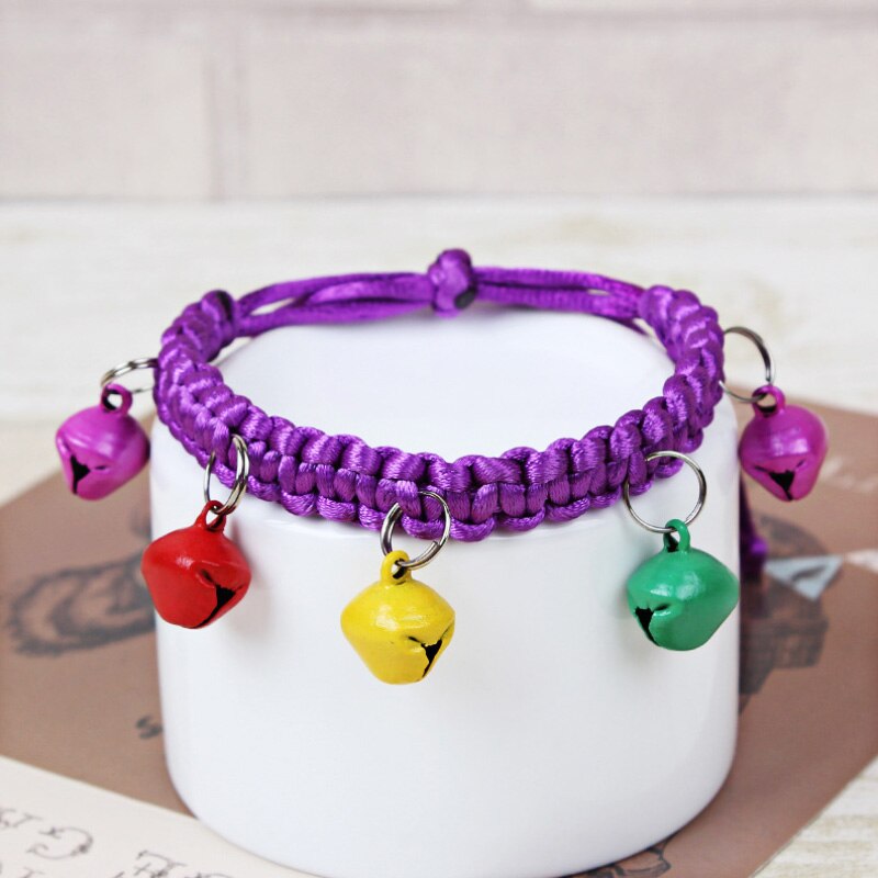Pet Cat Collar Dog Cat Bell Collars Adjustable Col... – Grandado