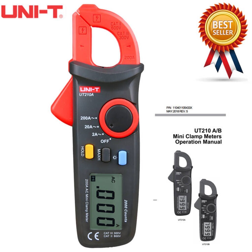True RMS UNI-T UT210A/B/C mini multimeter digital ... – Grandado