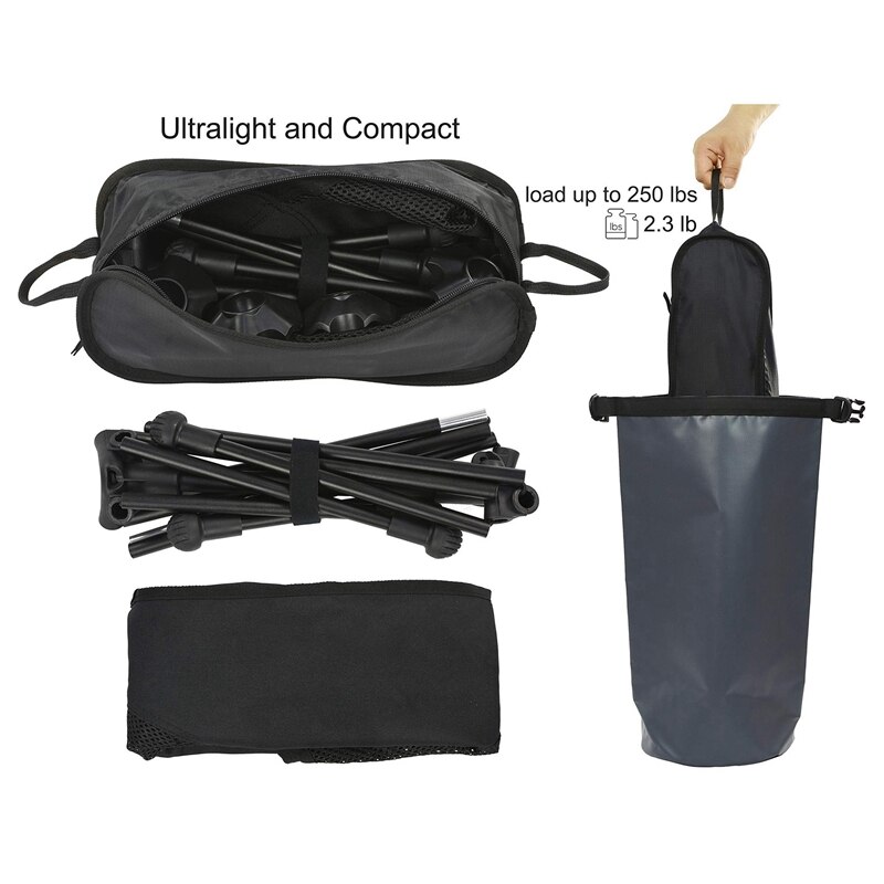 Camping Chairs Breathable Mesh Chair with Anti-Sin... – Vicedeal