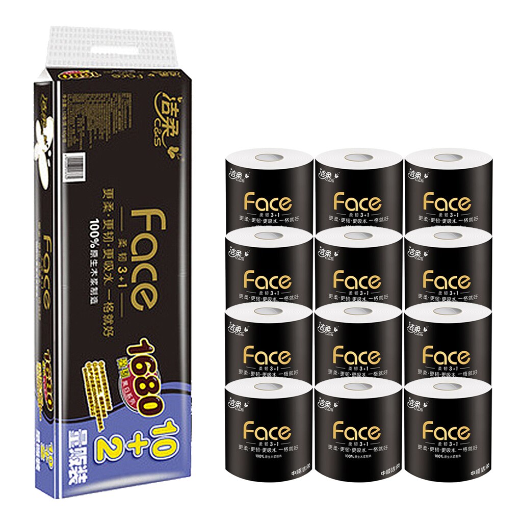 24 Rolls Ultra Strong 4-Ply Toilet Paper Bulk, Gia... – Vicedeal