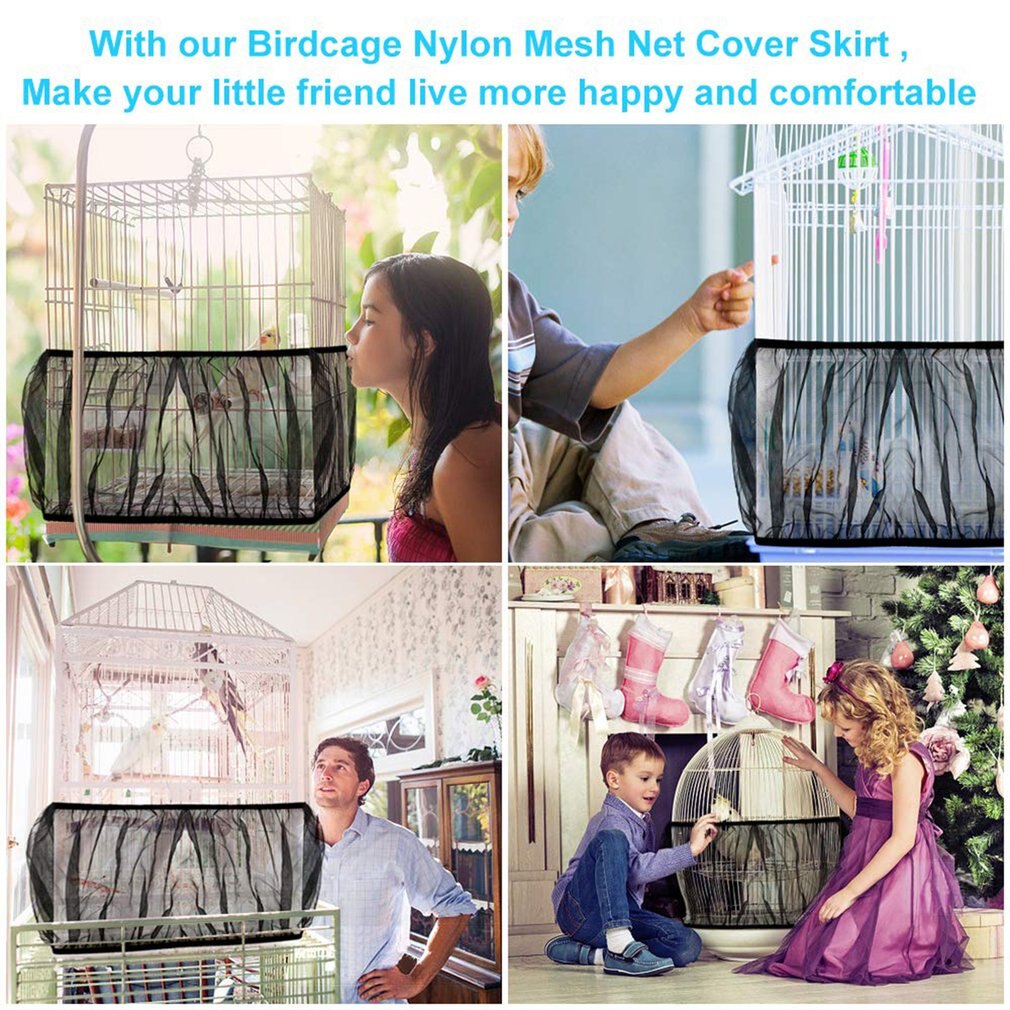 Nylon Mesh Vogelkooi Cover Shell Rok Netto Eenvoud... – Vicedeal