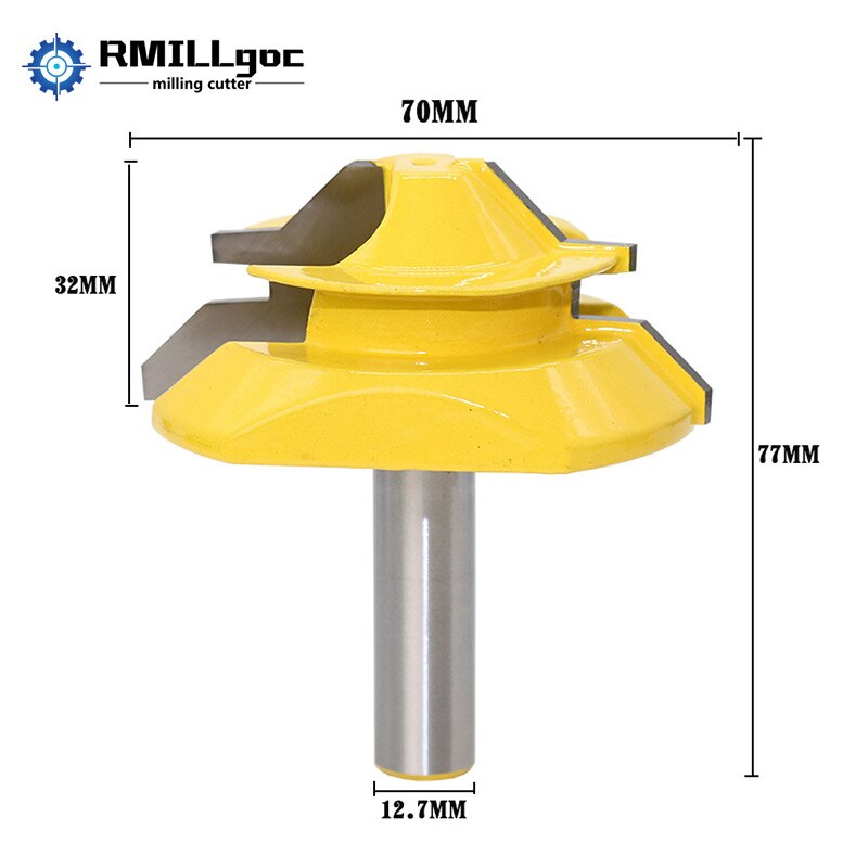1/2 Inch Shank 45 Degree Lock Miter Router Bit 1/4... – Vicedeal
