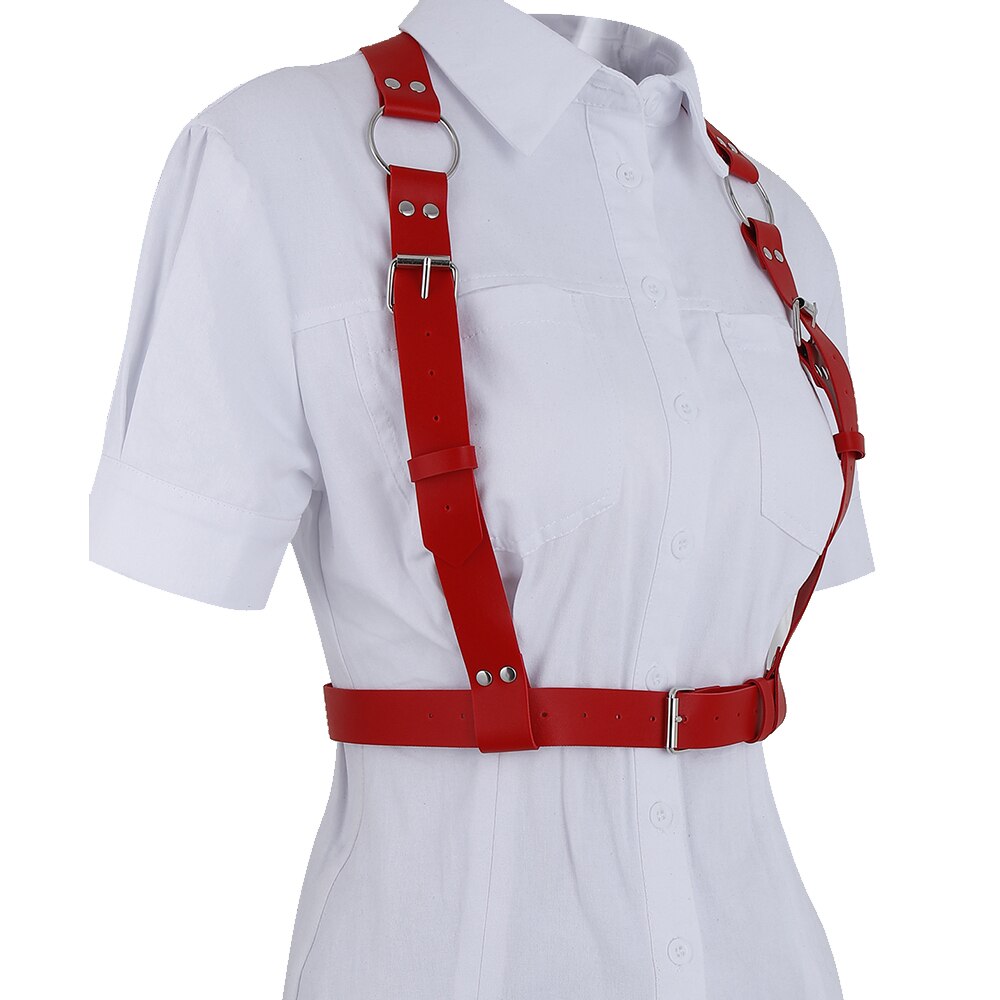 Women Punk Leather Harness Belt Strap Suspender Se... – Vicedeal