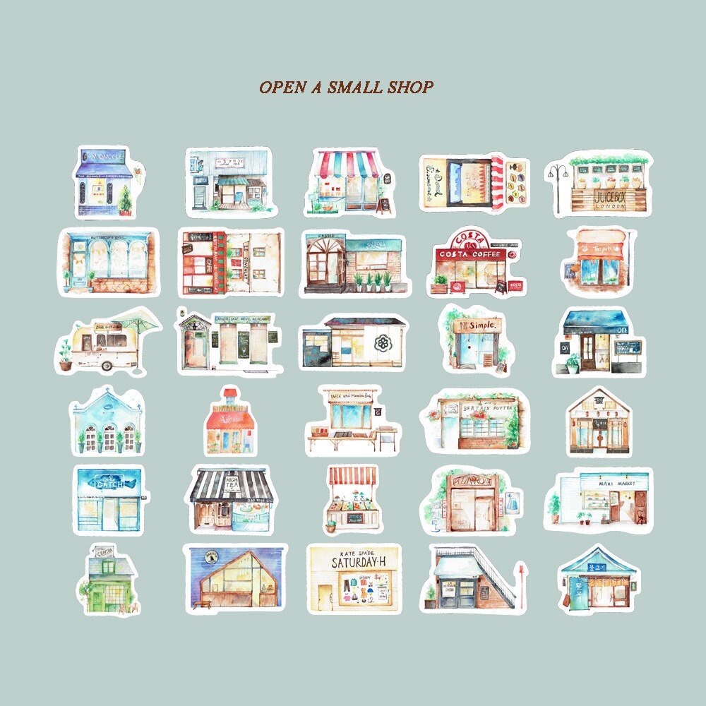 30pcs/lot Cute Postcards DIY Kawaii Cartoon Bookma... – Grandado