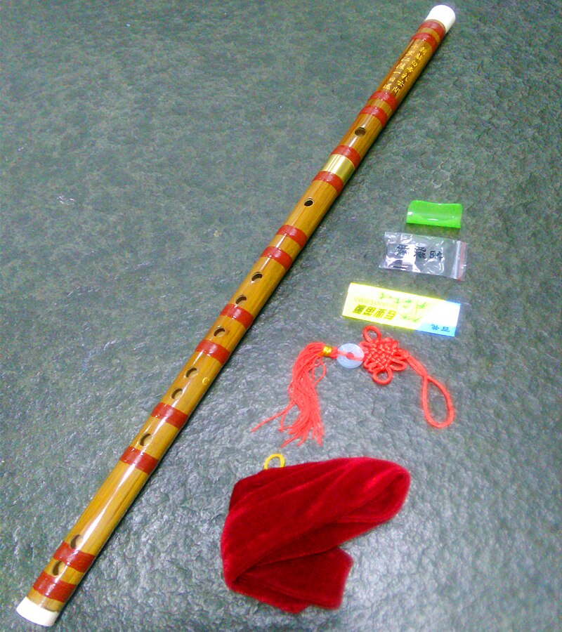 Bamboo Flute Dizi two sections Transverse Flute C ... – Vicedeal