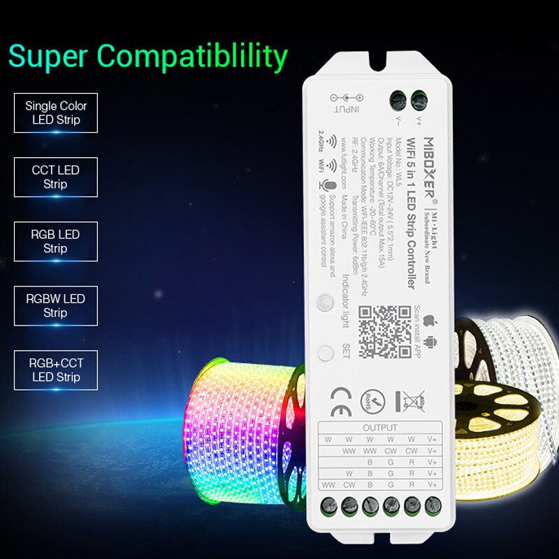 WL5 (YL5 upgrade-version) wiFi 5 IN 1 led licht mi... – Vicedeal