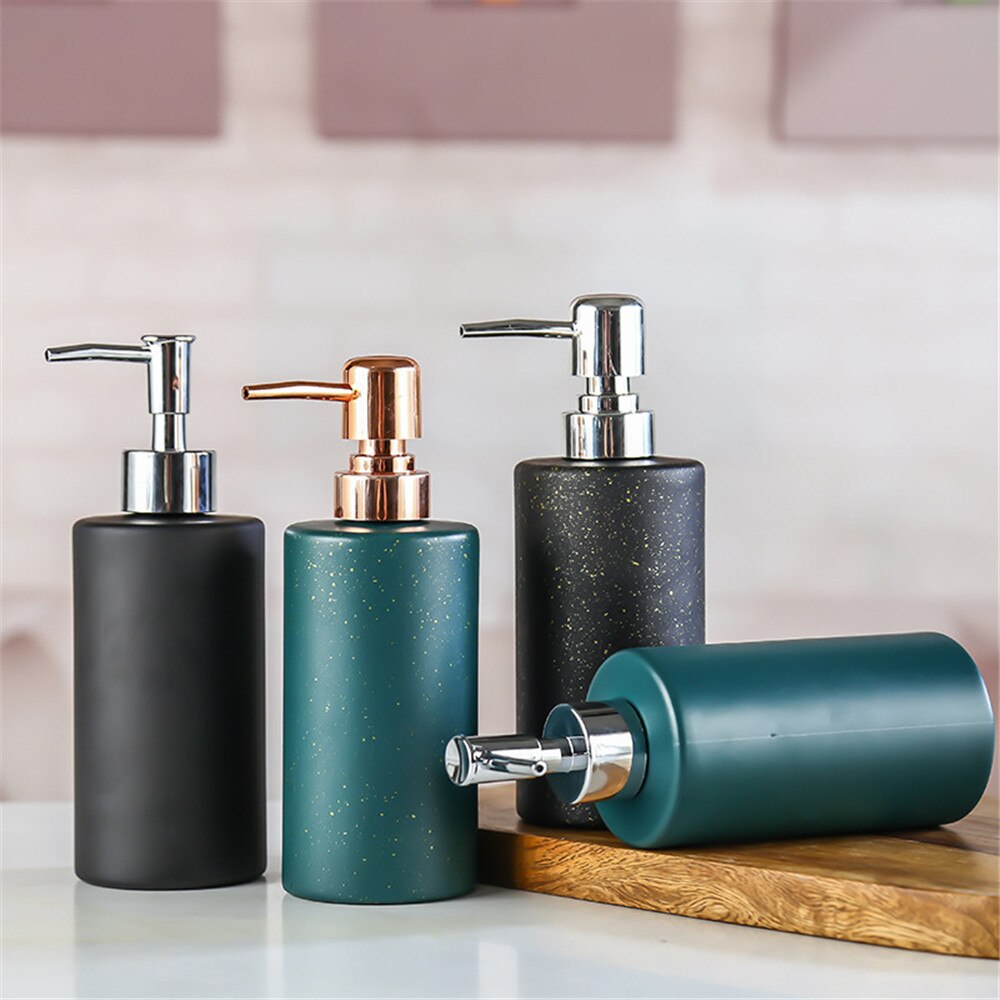 Luxury Ceramic Bathroom Marble Soap Dispenser Pump... – Grandado