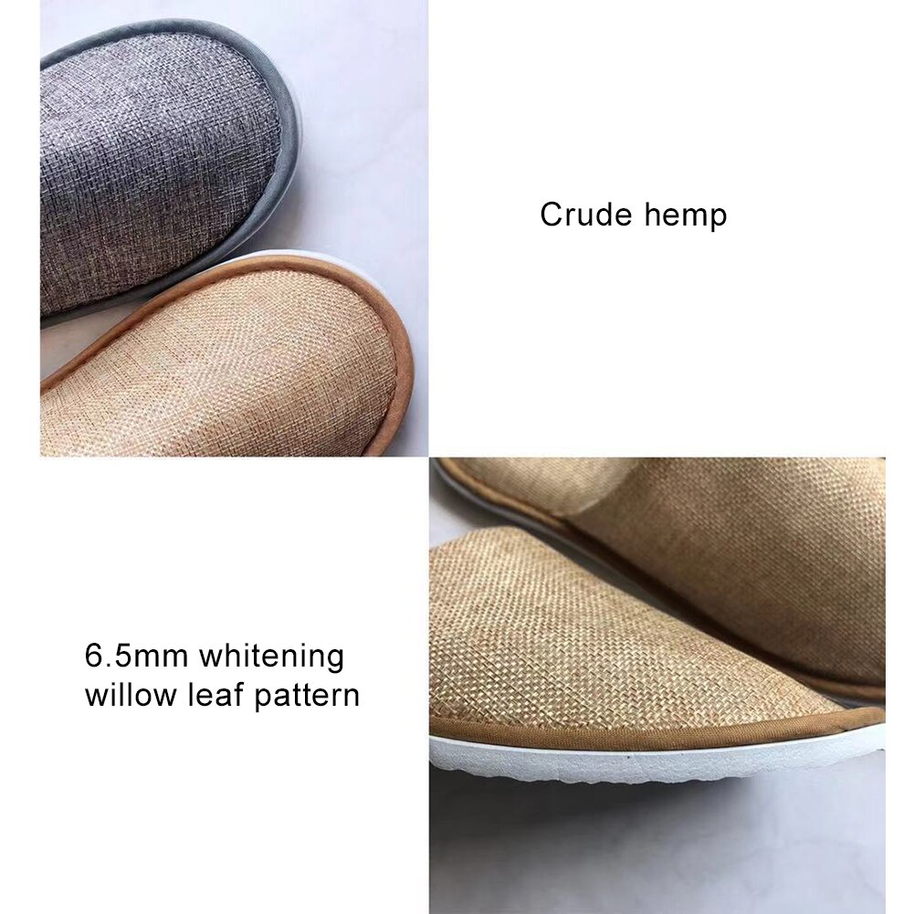 Line Simple Slippers Men Women Hotel Travel Spa Po... – Grandado