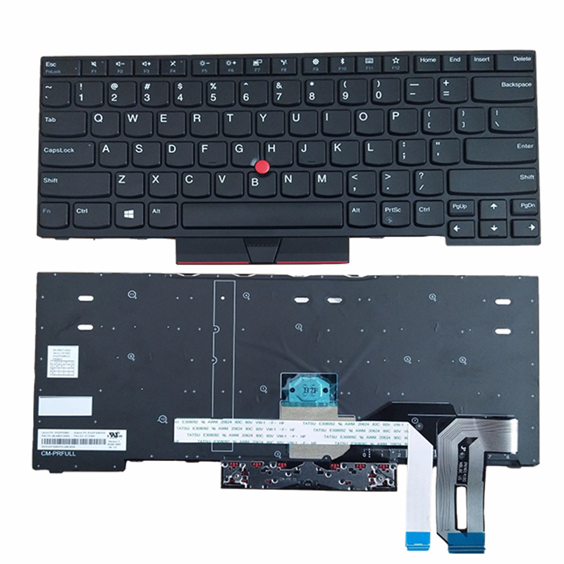 Backlit English keyboard for Lenovo Thinkpad E480 ... – Vicedeal