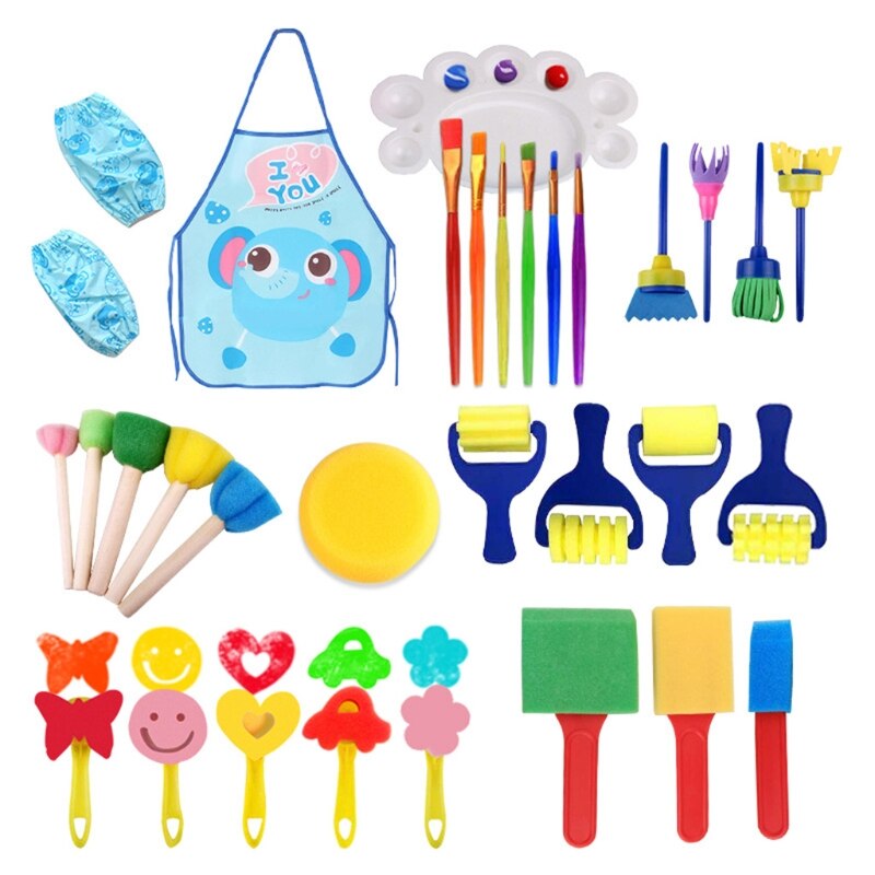 Verf Set Voor Kinderen 32 Stuk Kids Verf Sets, Sch... – Vicedeal