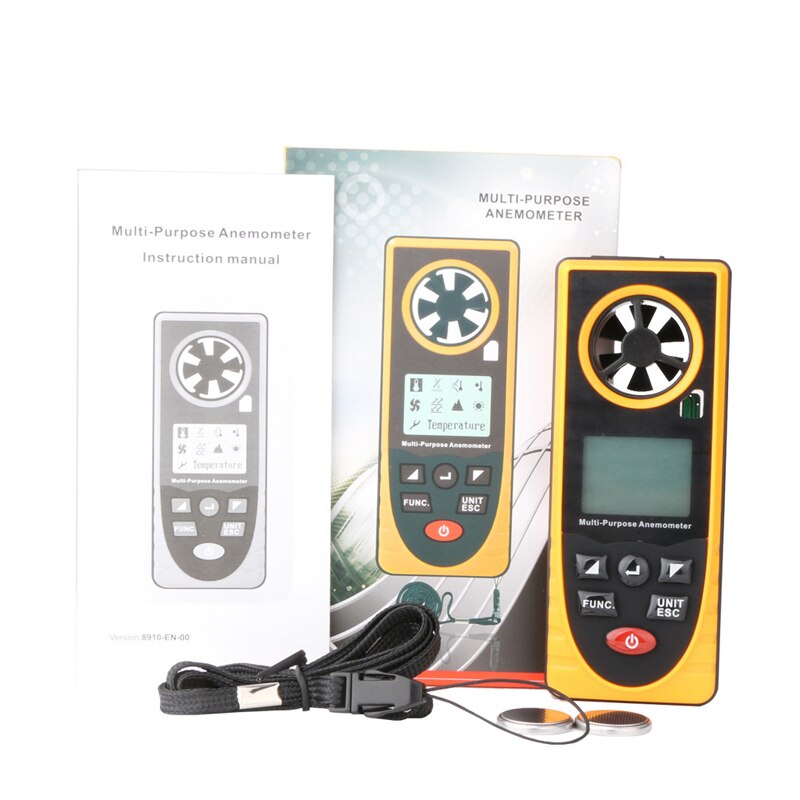 GM8910 Multi-functional digital anemometer tempera... – Grandado
