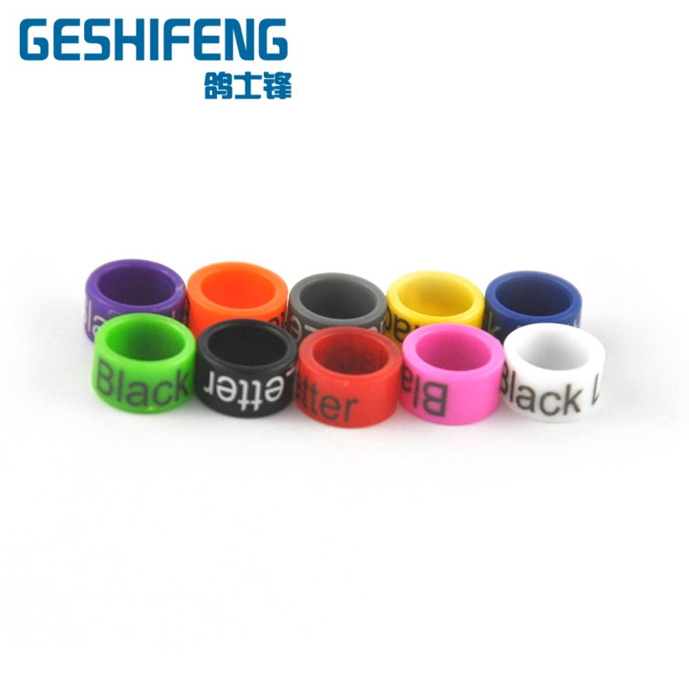 colorful 100pcs plastic racing pigeon rings for 8M... – Vicedeal