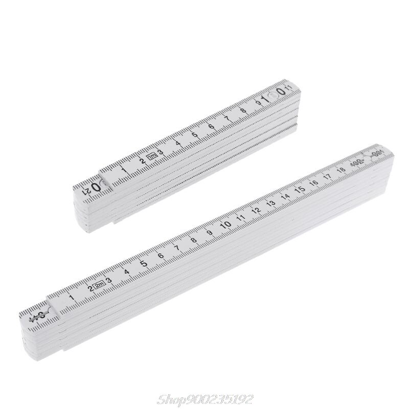 1M 2M 10-parts Folding Carpenters Ruler Lightweigh... – Grandado