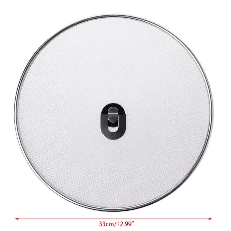Stainless Steel Cover Lid Oil Proofing Frying Pan ... – Vicedeal