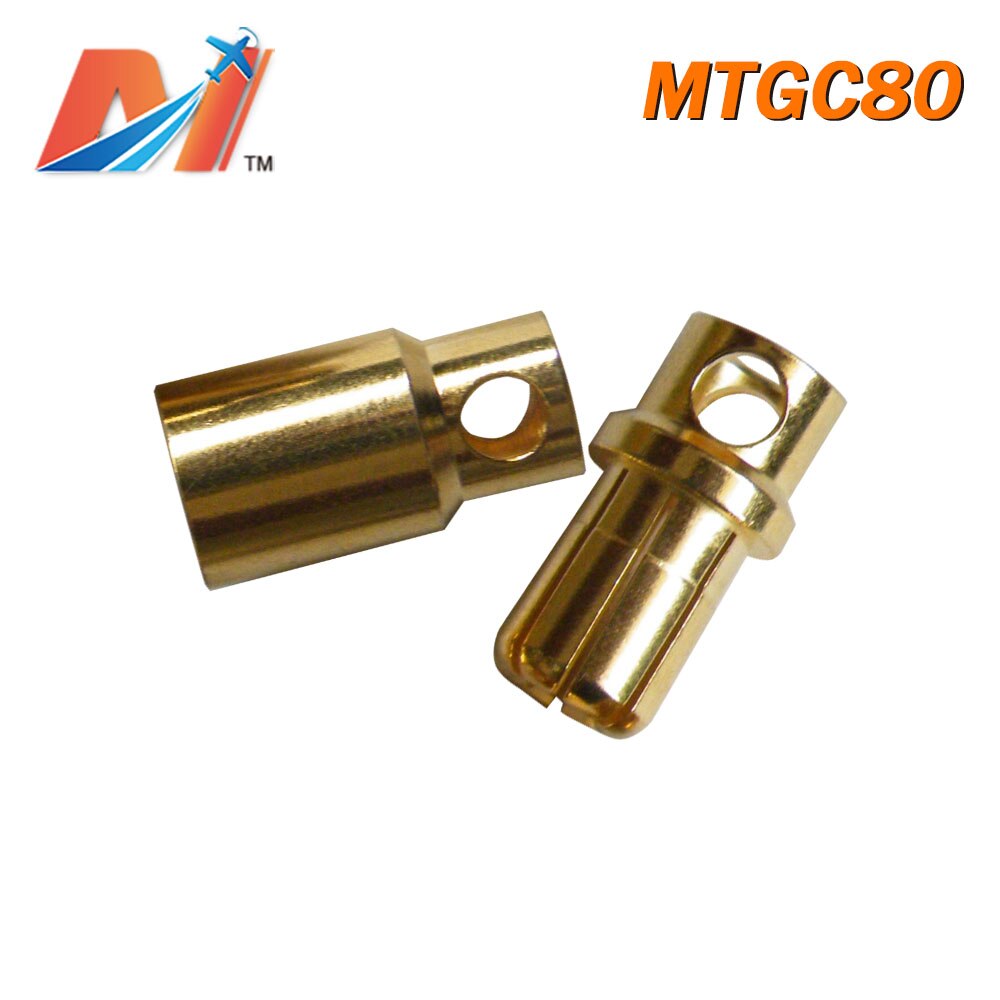Maytech Uitverkoop (1 paar) GC80 8mm Gouden Connec... – Vicedeal