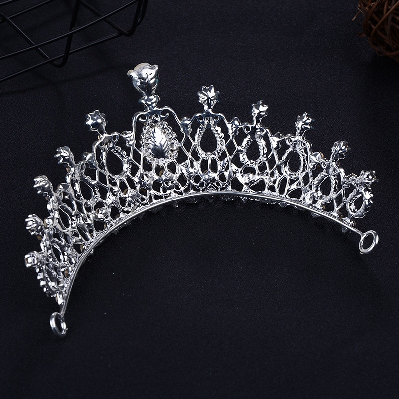 Populaire Rood Wit Bridal Tiara Water Vorm Kroon B... – Grandado