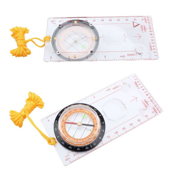 1PCS Map Scale Compass with neck strap Outdoor Cam... – Grandado