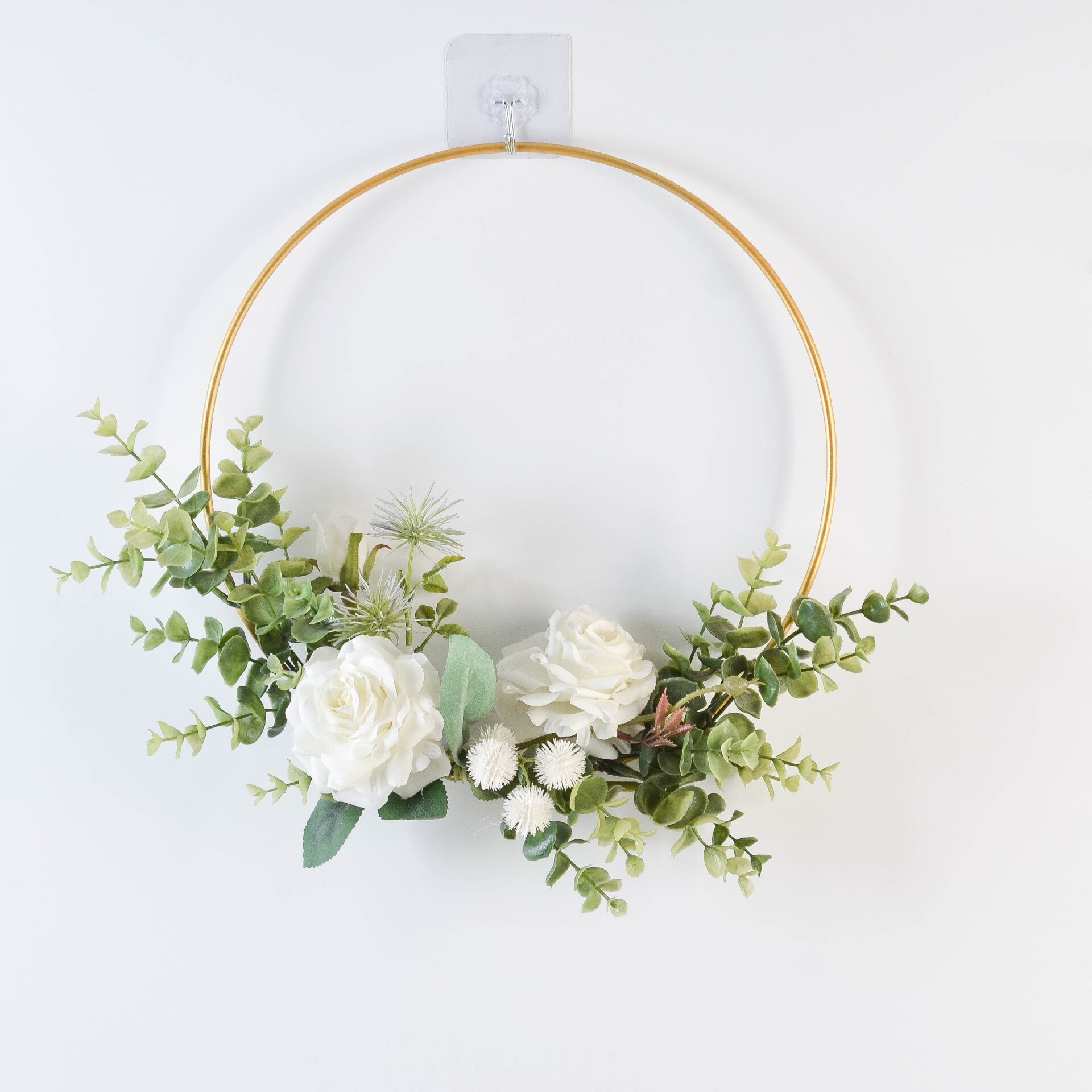 Cilected Nordic Ins Wall Hanging Wreath Metal Ring... – Grandado