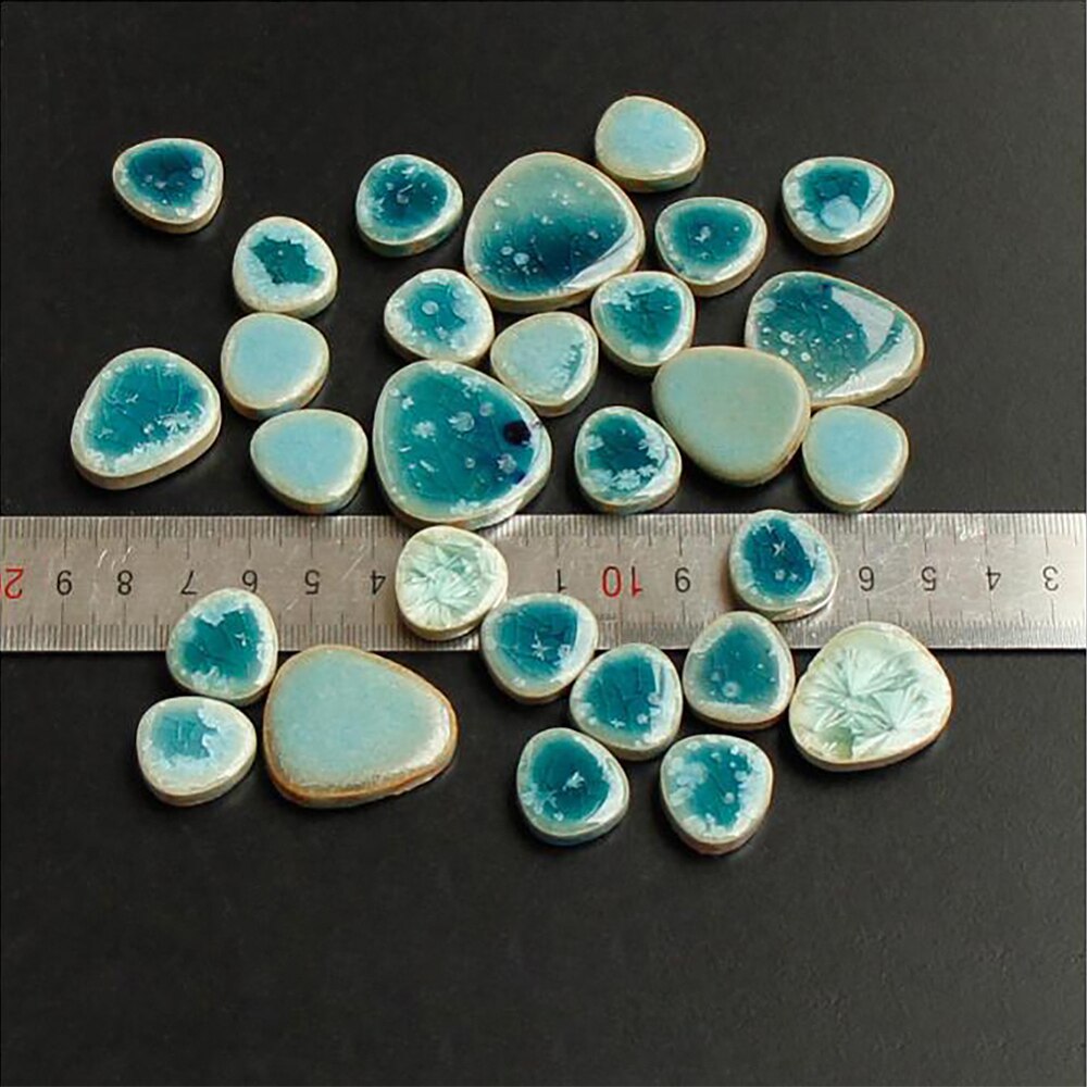 100g High Fired Ceramic Tiles Marble Pattern Mosai... – Grandado