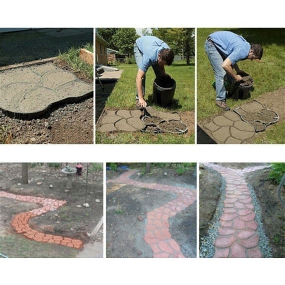 Garden Walk Pavement Mold Diy Manually Gardening 8... – Grandado