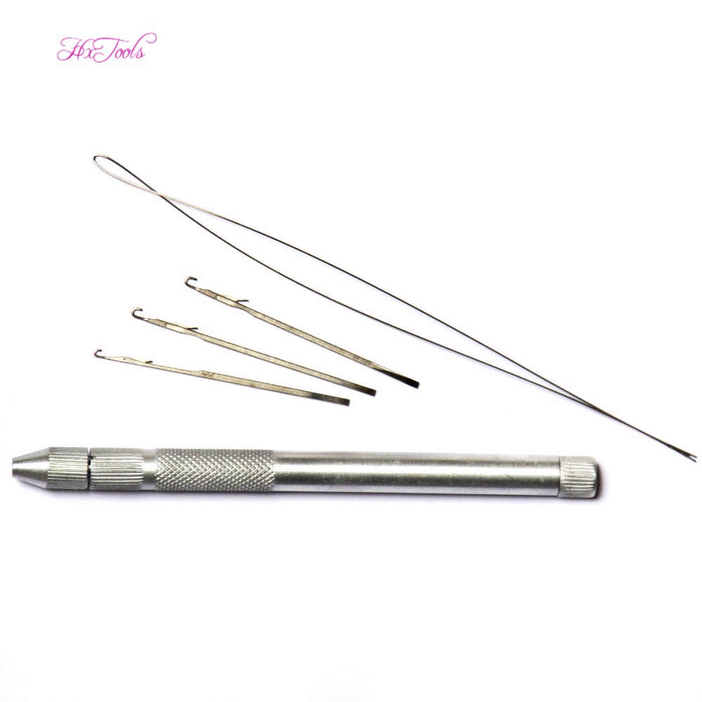 3x Hooking Ventilating Alum Pulling Needle + Holde... – Grandado