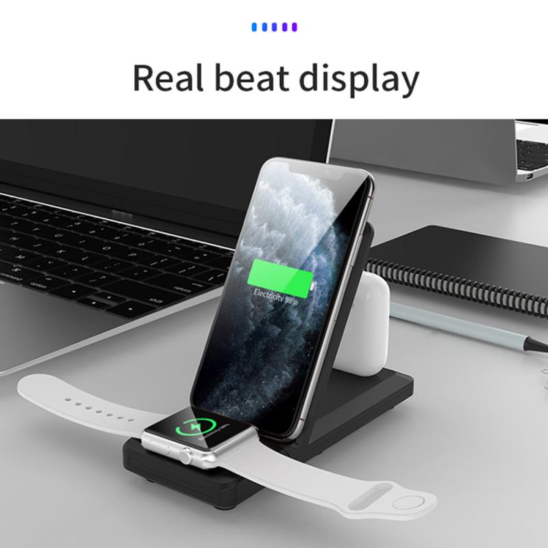 15W Folding Three In One Wireless Charging Three I... – Grandado