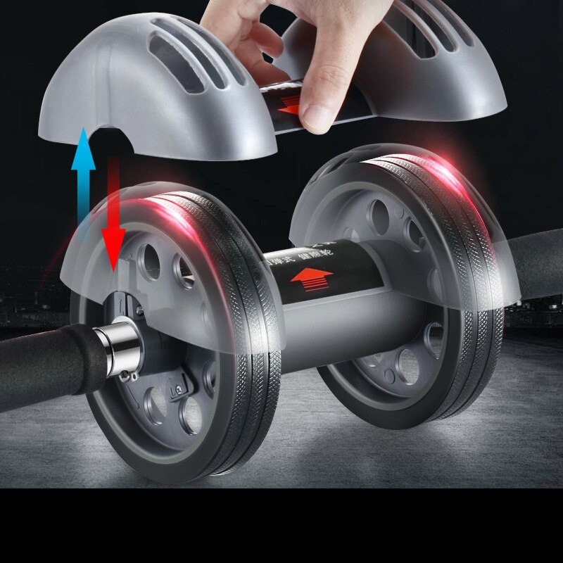 Automatic Rebound Double-wheeled Push Ab Roller Ex... – Grandado