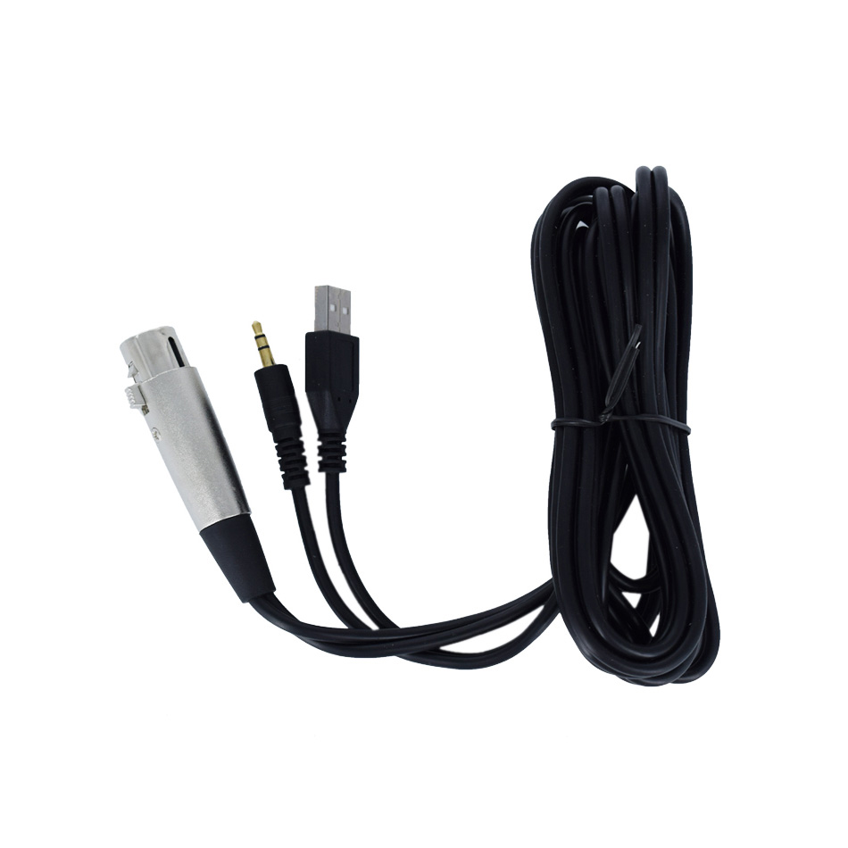 KEXU Condenser Microphone Wire-XLR Female to 3.5 m... – Grandado