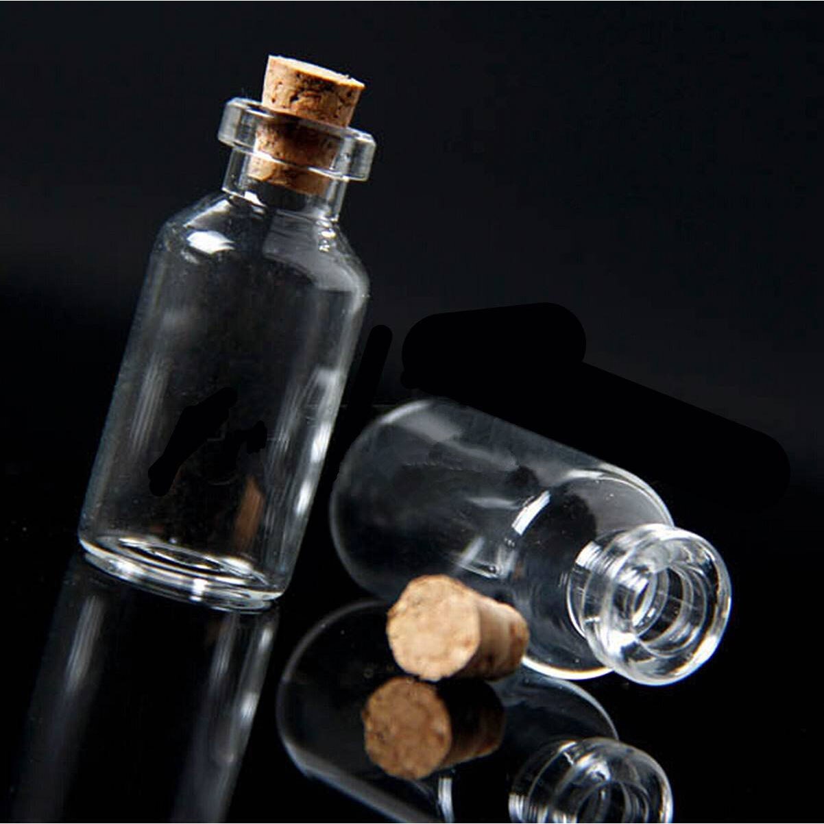 10x Blank Tiny Small Transparent Message Bottles V... – Vicedeal