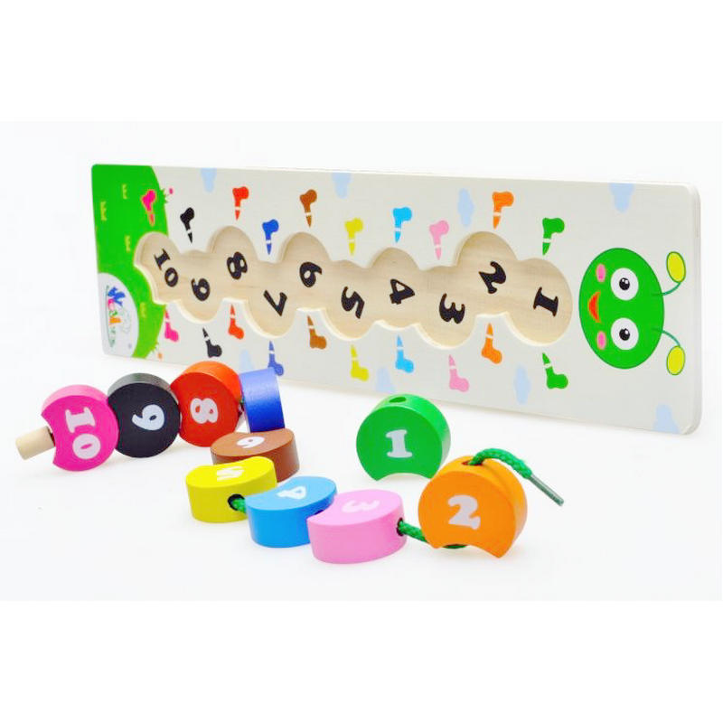Children Caterpillar Model Digital Block Beading G... – Vicedeal