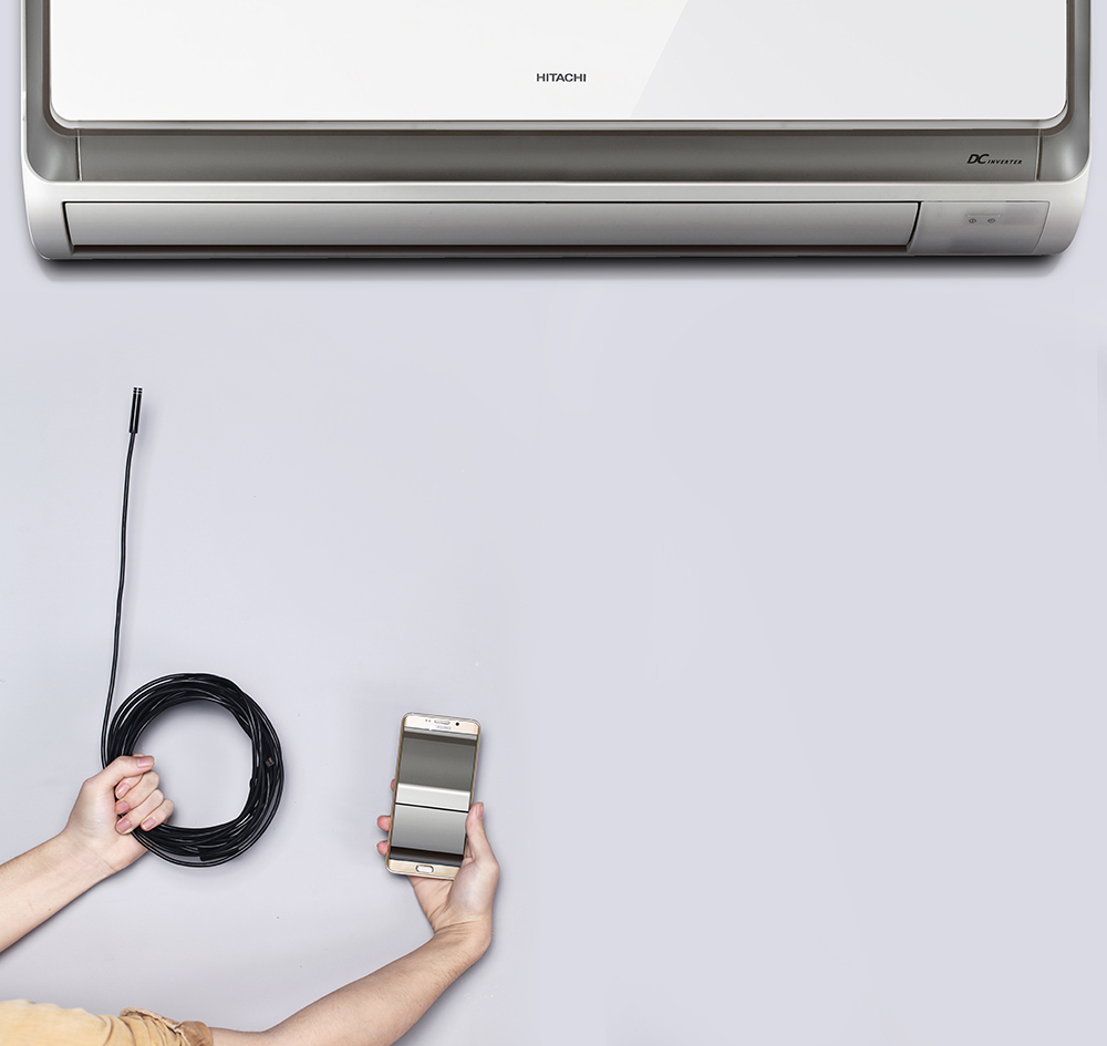 8mm Telescoping Wifi Endoscope Camera 1080P HD Sem... – Grandado