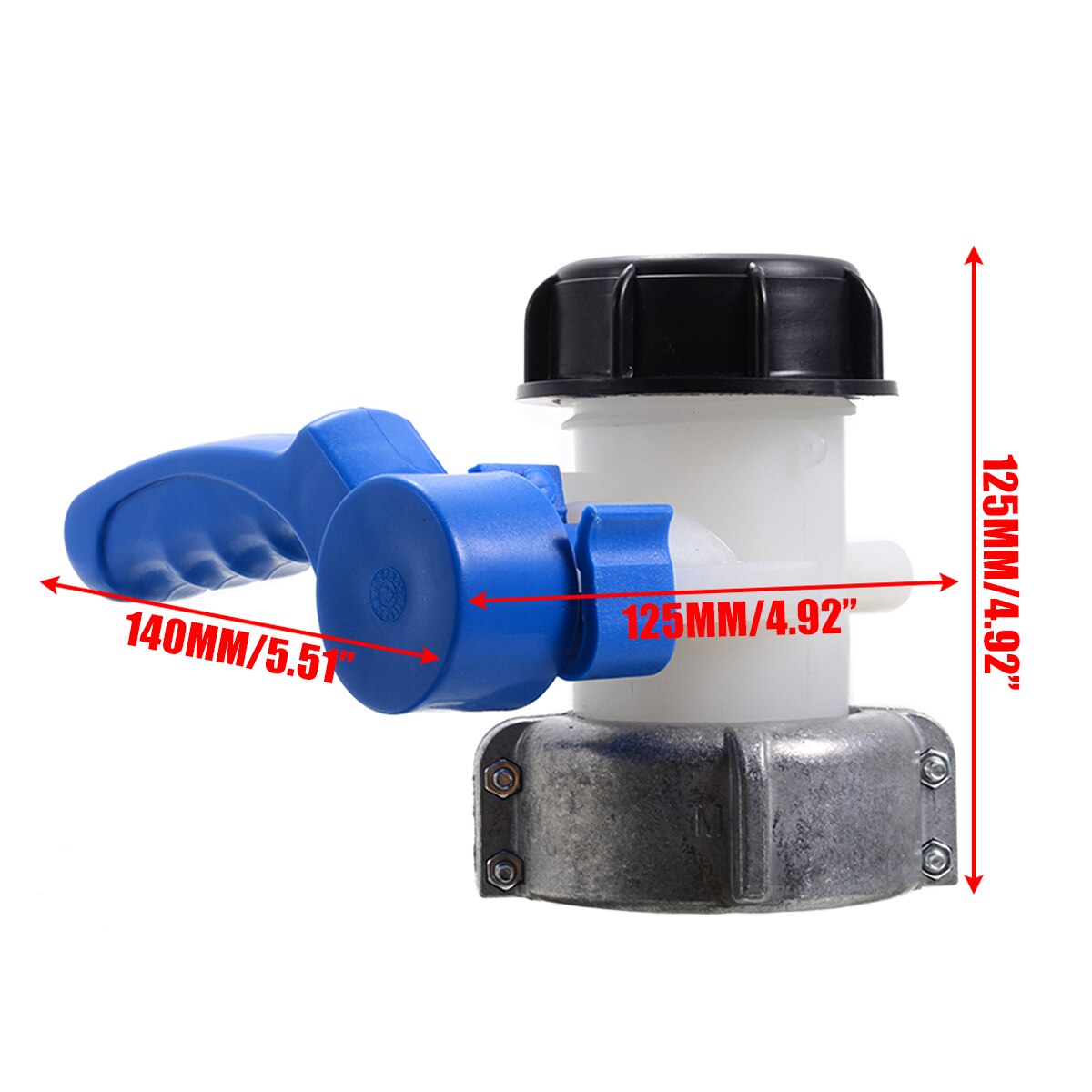 75mm ABS Plastic Klep Voor Tank Tank IBC Tank Mann... – Grandado