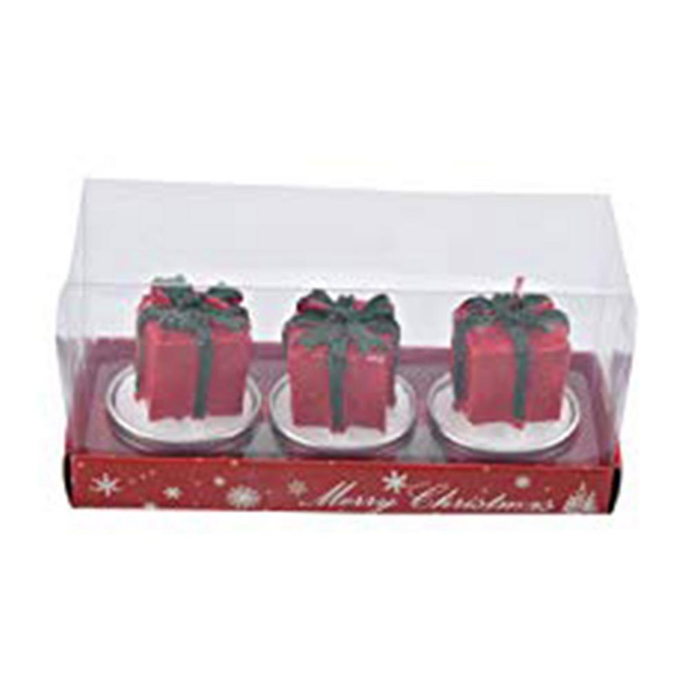 3Pcs/Set Christmas Candles Santa House Snowman Chr... – Grandado