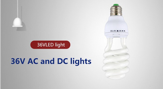 Led Gloeilamp Spaarlamp E27 Schroef 36V Ac/Dc Univ... – Vicedeal