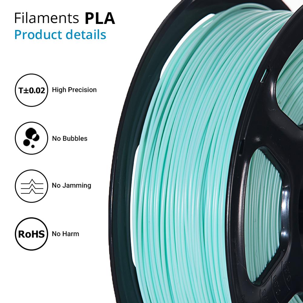 TOPZEAL PLA Mint Green Color PLA Plastic Filament ... – Vicedeal